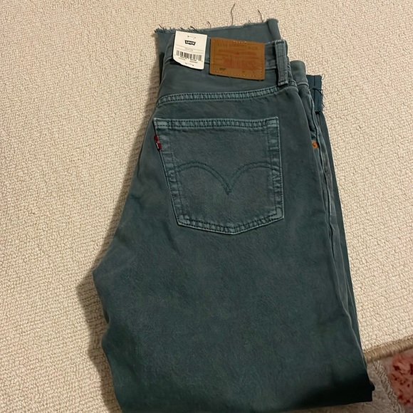 Levi's | Jeans | Womans Green Levis New With Tags | Poshmark
